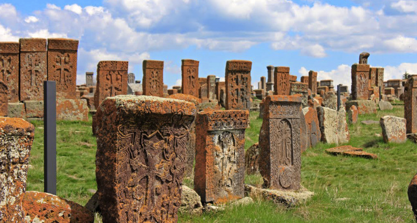 Noratus Crosstones, Gegharkunik, Armenia