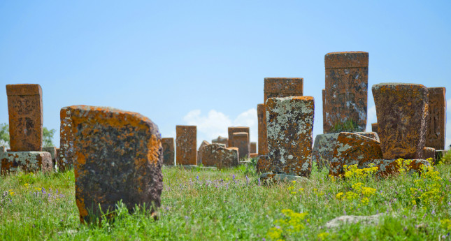 Noratus Crosstones, Gegharkunik, Armenia