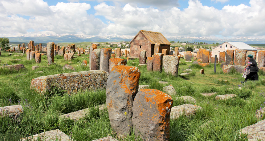 Noratus Crosstones, Gegharkunik, Armenia