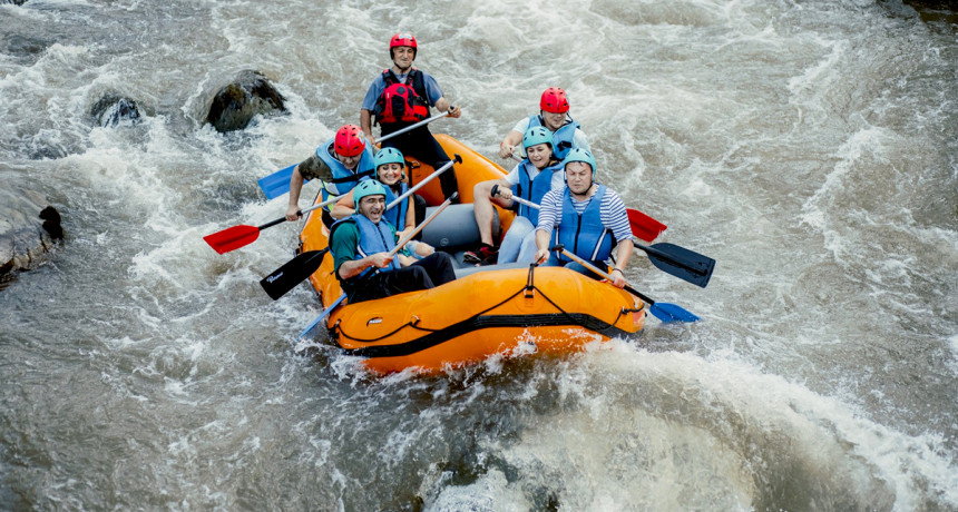 Rafting on Debed River, Lori, Armenia