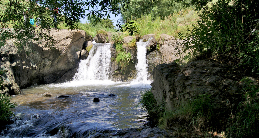 Vahagn and Astghik Waterfalls, Ararat, Armenia
