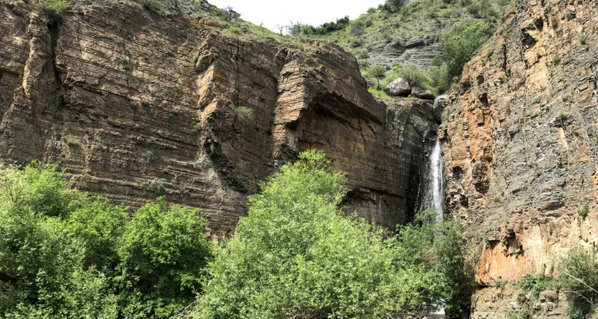 Vahagn and Astghik Waterfalls, Ararat, Armenia