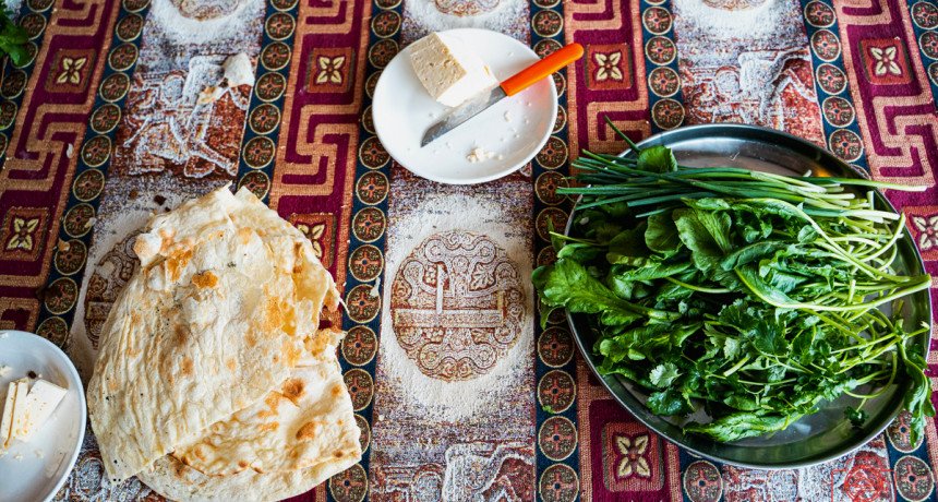 Lavash baking master class, Armenia