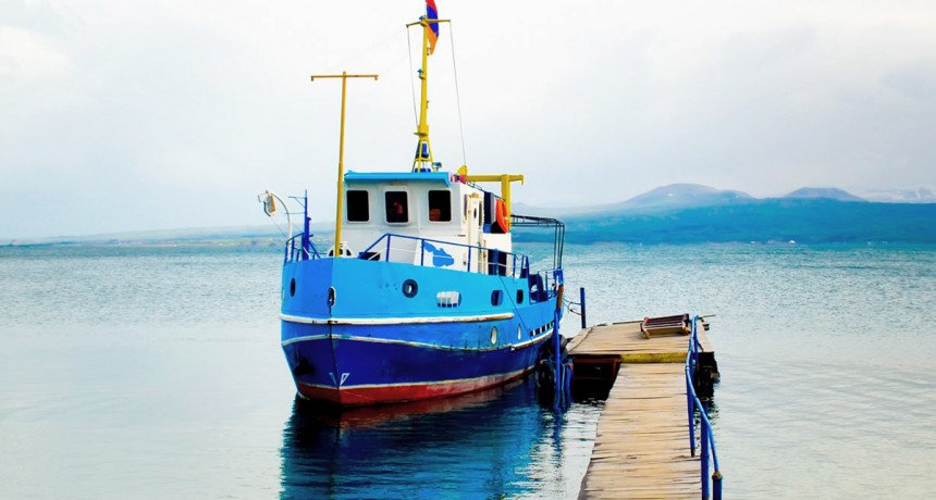 Boat Trip across Lake Sevan, Gegharkunik, Armenia