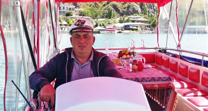 Boat Trip across Lake Sevan, Gegharkunik, Armenia