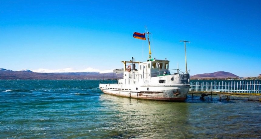 Boat Trip across Lake Sevan, Gegharkunik, Armenia