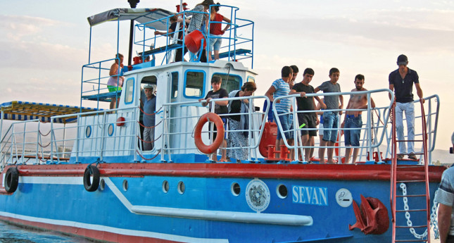 Boat Trip across Lake Sevan, Gegharkunik, Armenia