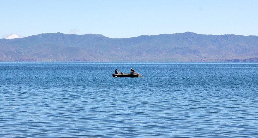 Boat Trip across Lake Sevan, Gegharkunik, Armenia
