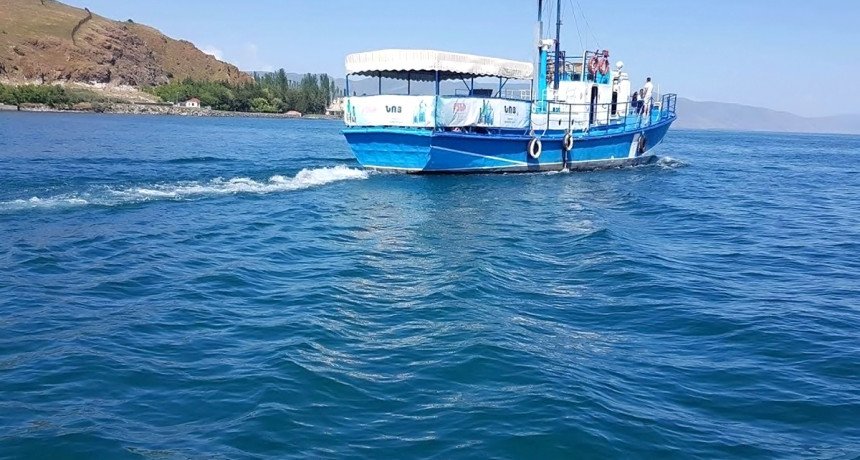 Boat Trip across Lake Sevan, Gegharkunik, Armenia