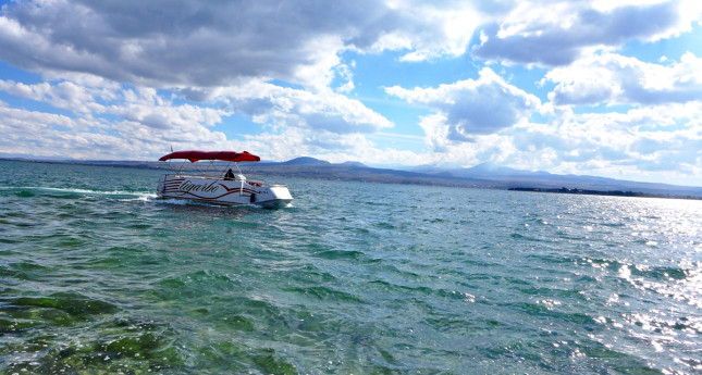 Boat Trip across Lake Sevan, Gegharkunik, Armenia
