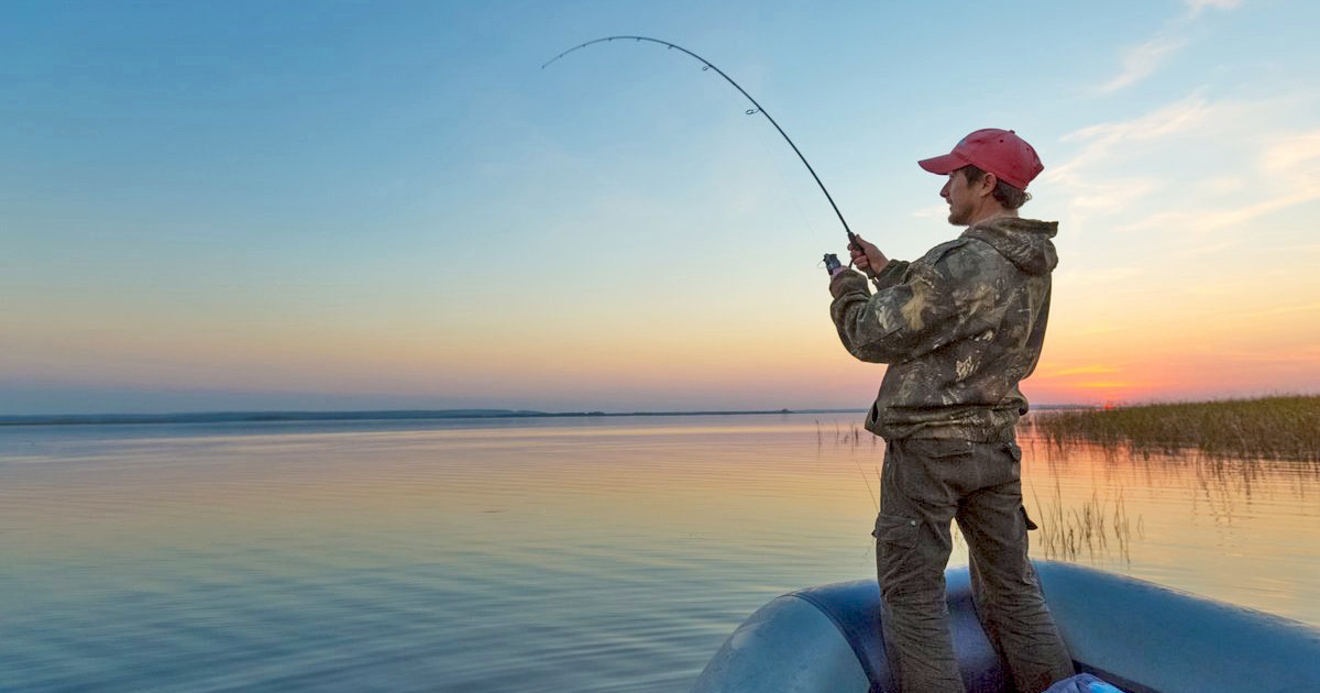 Fishing in Lake Sevan, Gegharkunik, Armenia