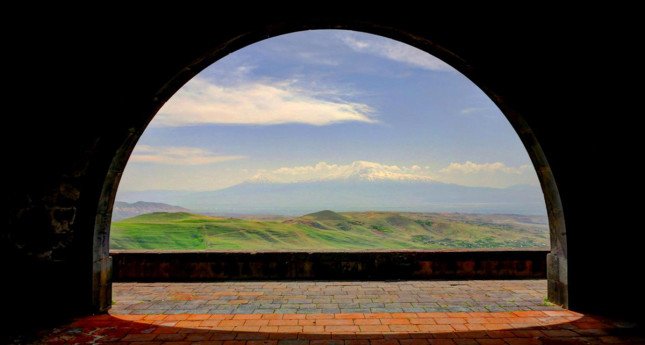 Arch of Charents, Kotayk, Armenia