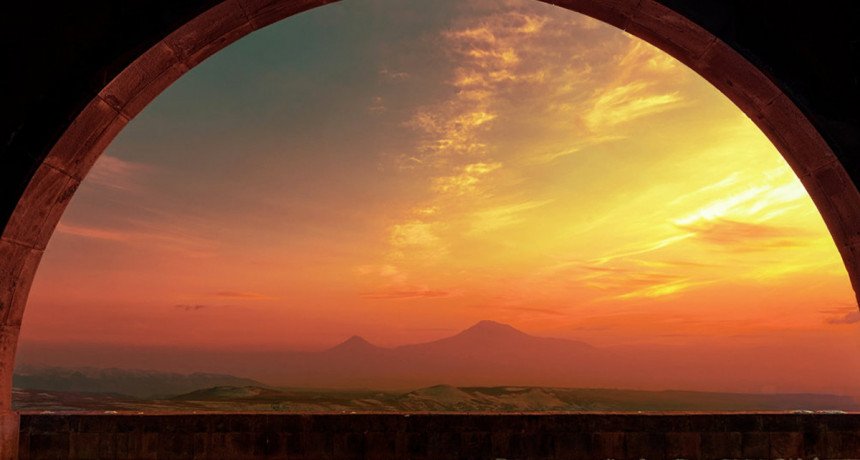 Arch of Charents, Kotayk, Armenia