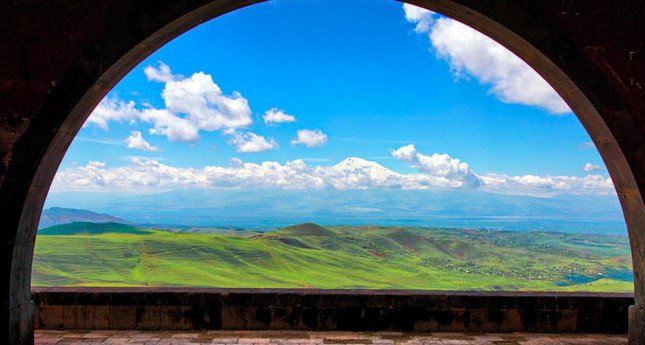 Arch of Charents, Kotayk, Armenia